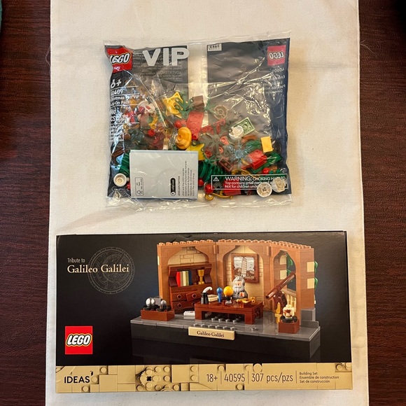 Lego | Toys | Lego Galileo Galilei 4595 And Christmas Fun Vip Add On ...